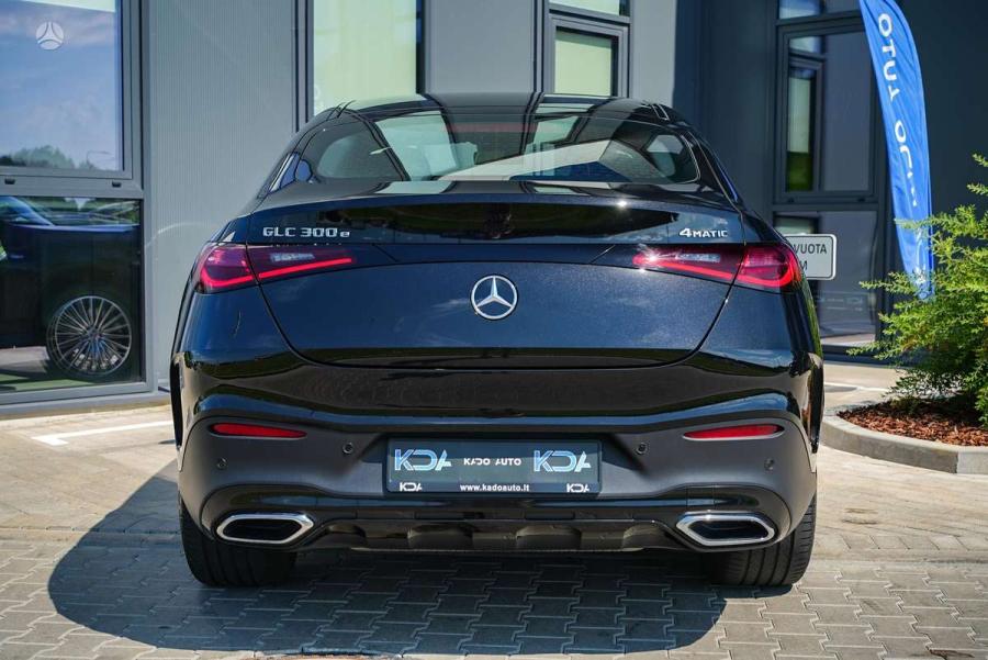 Black Mercedes-Benz GLC 300 2025 in Kaunas, with an engine capacity of 2.00 L and mileage of 7 thousand km for 71950 €, photo 13 on AUTOMOTO.COM.LV