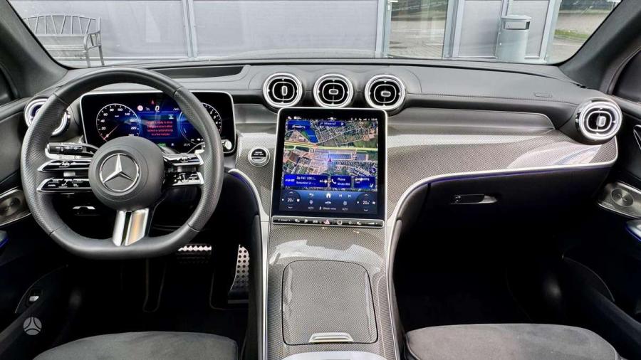 Черный Мерседес GLC 300 2025 в Вильнюс, объемом двигателя 2.00 л и пробегом 17 тыс. км за 57990 €, фото 27 на AUTOMOTO.COM.LV