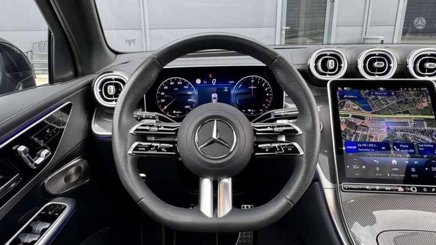 Черный Мерседес GLC 300 2025 в Вильнюс, объемом двигателя 2.00 л и пробегом 17 тыс. км за 57990 €, фото 28 на AUTOMOTO.COM.LV