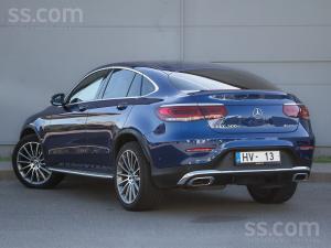 Blue Mercedes-Benz GLC 300 2019 in Riga, with an engine capacity of 3.00 L and mileage of 163 thousand km for 35990 €, photo 4 on AUTOMOTO.COM.LV