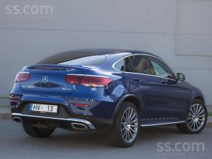 Blue Mercedes-Benz GLC 300 2019 in Riga, with an engine capacity of 3.00 L and mileage of 163 thousand km for 35990 €, photo 6 on AUTOMOTO.COM.LV