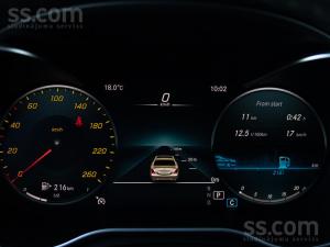 Blue Mercedes-Benz GLC 300 2019 in Riga, with an engine capacity of 3.00 L and mileage of 163 thousand km for 35990 €, photo 25 on AUTOMOTO.COM.LV