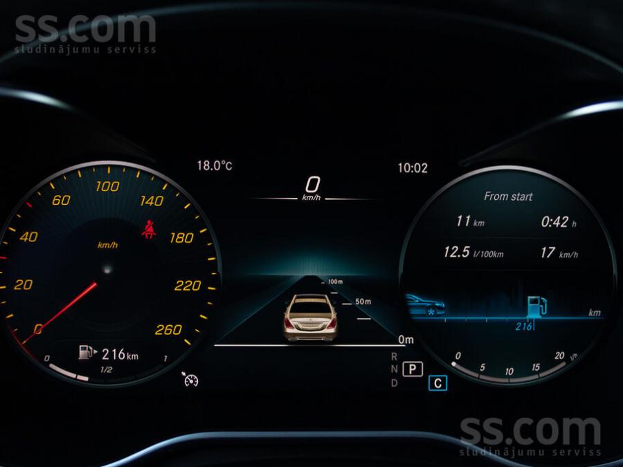 Blue Mercedes-Benz GLC 300 2019 in Riga, with an engine capacity of 3.00 L and mileage of 163 thousand km for 35990 €, photo 25 on AUTOMOTO.COM.LV