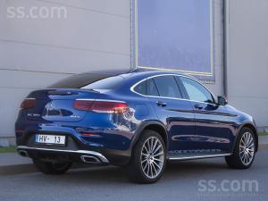 Blue Mercedes-Benz GLC 300 2019 in Riga, with an engine capacity of 3.00 L and mileage of 163 thousand km for 35990 €, photo 31 on AUTOMOTO.COM.LV