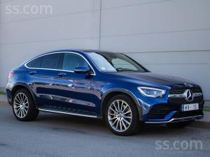 Blue Mercedes-Benz GLC 300 2019 in Riga, with an engine capacity of 3.00 L and mileage of 163 thousand km for 35990 €, photo 32 on AUTOMOTO.COM.LV