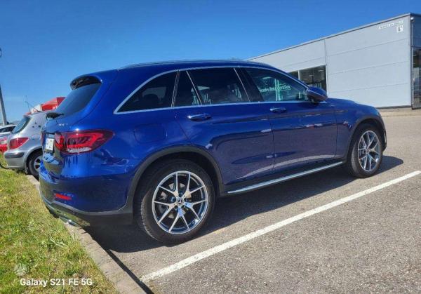 Blue Mercedes-Benz GLC 300 2020 in Kaunas, with an engine capacity of 1.99 L and mileage of 140 thousand km for 34000 €, photo 10 on AUTOMOTO.COM.LV