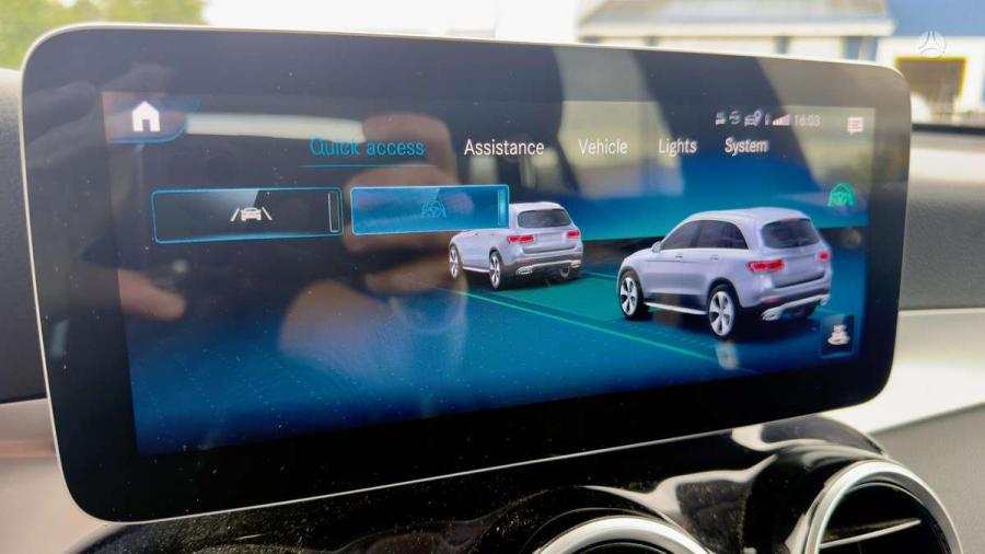 Синий Мерседес GLC 300 2020 в Шяуляй, объемом двигателя 1.99 л и пробегом 95 тыс. км за 27350 €, фото 45 на AUTOMOTO.COM.LV