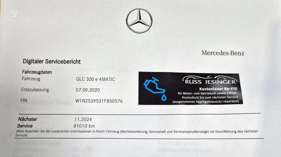 Zils Mercedes-Benz GLC 300 2020 Šauļi, ar dzinēja tilpumu 1.99 L un nobraukumu 96 tūkst. km par 29900 €, foto 33 vietnē AUTOMOTO.COM.LV