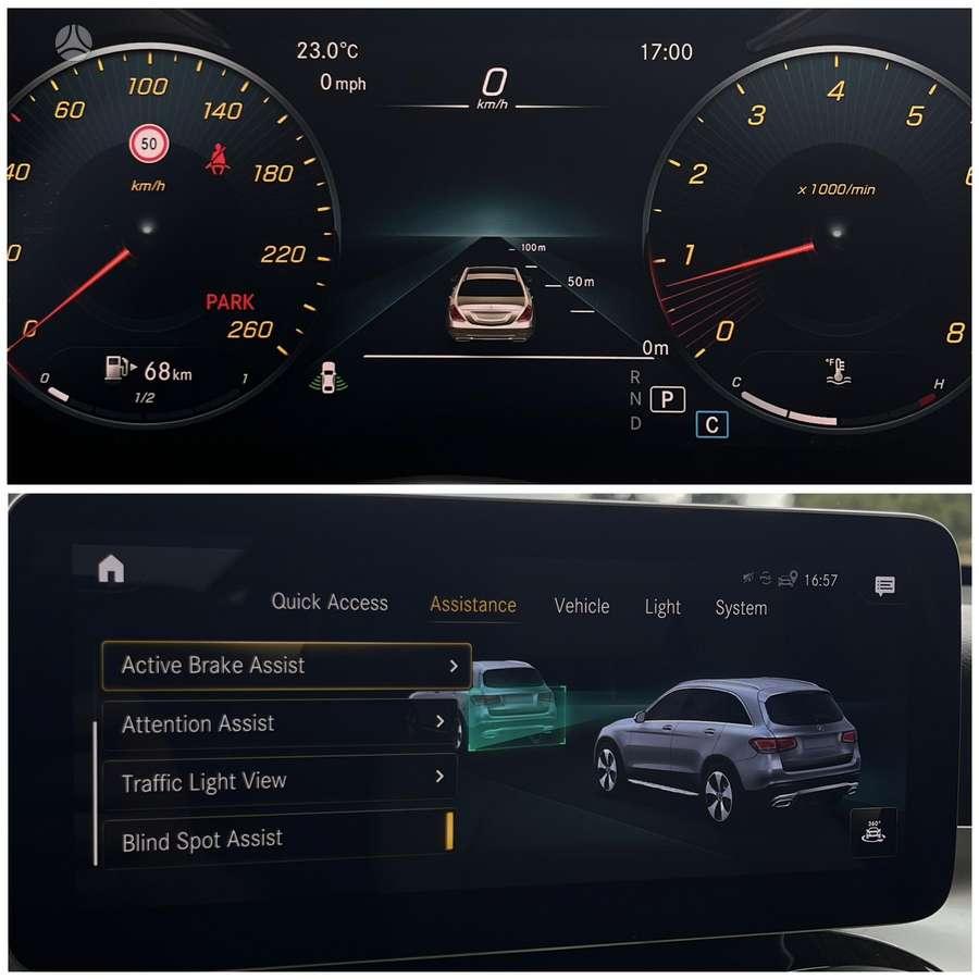 Zils Mercedes-Benz GLC 300 2021 Šilutė, ar dzinēja tilpumu 1.99 L un nobraukumu 92 tūkst. km par 28999 €, foto 18 vietnē AUTOMOTO.COM.LV