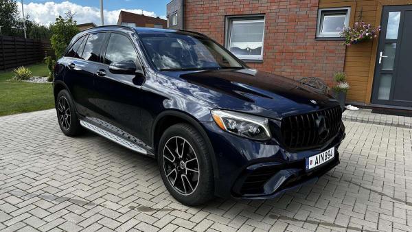Blue Mercedes-Benz GLC 300 2016 in Kaunas, with an engine capacity of 1.99 L and mileage of 166 thousand km for 19400 €, photo 3 on AUTOMOTO.COM.LV