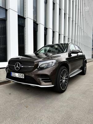Brown Mercedes-Benz GLC 300 2016 in Vilnius, with an engine capacity of 2.00 L and mileage of 210 thousand km for 21780 €, photo  on AUTOMOTO.COM.LV