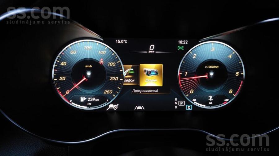 Серый Мерседес GLC 300 2020 в Тукумс, объемом двигателя 2.00 л и пробегом 184 тыс. км за 27770 €, фото 26 на AUTOMOTO.COM.LV