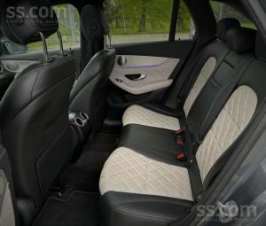 Grey Mercedes-Benz GLC 300 2021 in Vilnius, with an engine capacity of 2.00 L and mileage of 169 thousand km for 35999 €, photo 18 on AUTOMOTO.COM.LV
