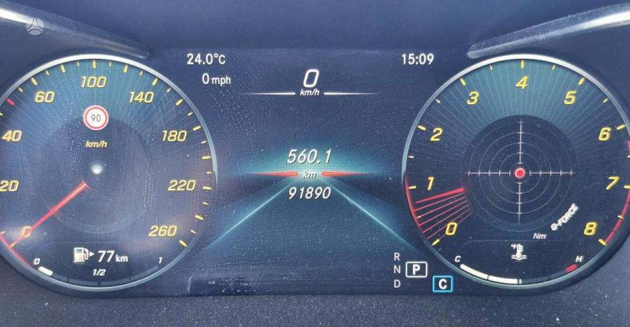 Pelēks Mercedes-Benz GLC 300 2021 Kauņa, ar dzinēja tilpumu 1.99 L un nobraukumu 92 tūkst. km par 29500 €, foto 16 vietnē AUTOMOTO.COM.LV