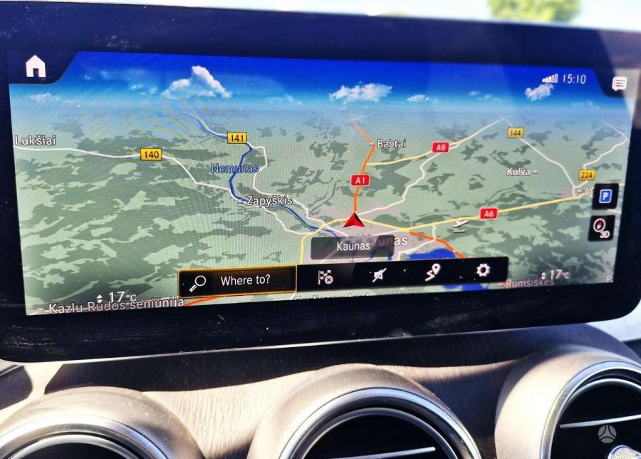 Pelēks Mercedes-Benz GLC 300 2021 Kauņa, ar dzinēja tilpumu 1.99 L un nobraukumu 92 tūkst. km par 29500 €, foto 20 vietnē AUTOMOTO.COM.LV