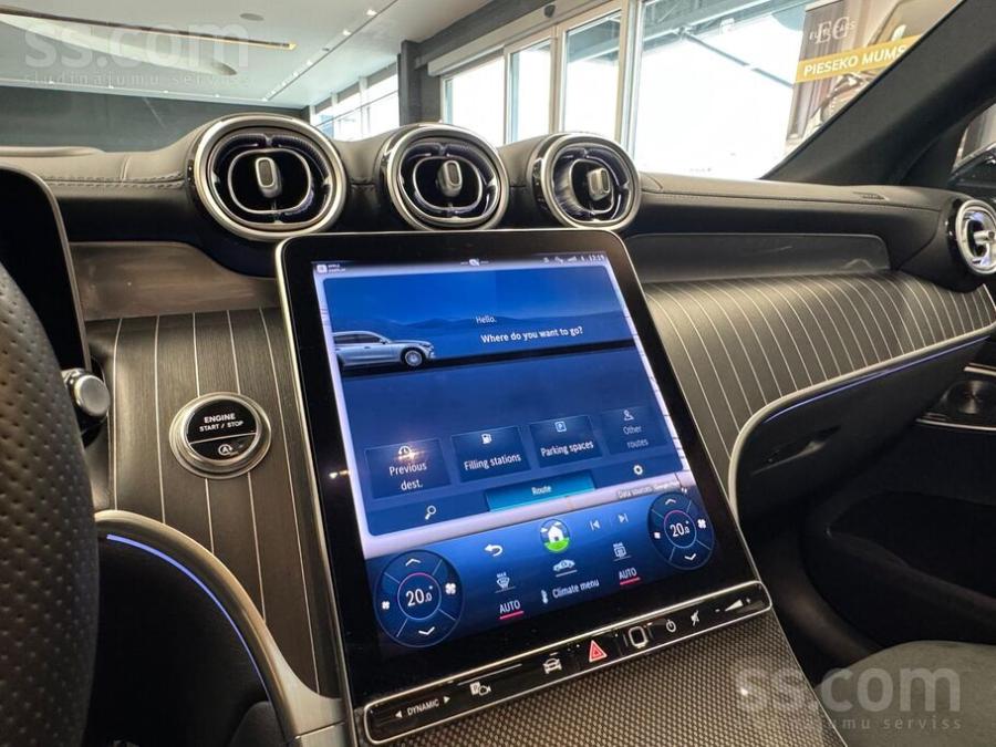 Pelēks Mercedes-Benz GLC 300 2023 Rīga, ar dzinēja tilpumu 2.00 L un nobraukumu 63 tūkst. km par 53590 €, foto 23 vietnē AUTOMOTO.COM.LV