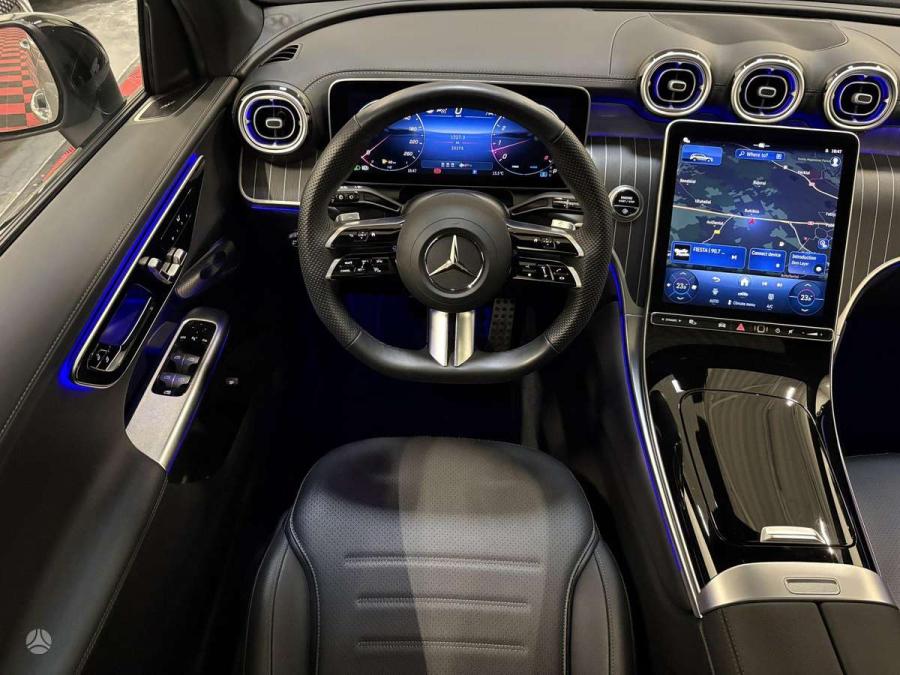 Pelēks Mercedes-Benz GLC 300 2024 Viļņa, ar dzinēja tilpumu 2.00 L un nobraukumu 25 tūkst. km par 55990 €, foto 21 vietnē AUTOMOTO.COM.LV