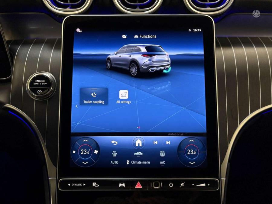 Pelēks Mercedes-Benz GLC 300 2024 Viļņa, ar dzinēja tilpumu 2.00 L un nobraukumu 25 tūkst. km par 55990 €, foto 29 vietnē AUTOMOTO.COM.LV