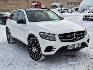 Balts Mercedes-Benz GLC 300 2017 Viļņa, ar dzinēja tilpumu 1.99 L un nobraukumu 152 tūkst. km par 19500 €, foto  vietnē AUTOMOTO.COM.LV