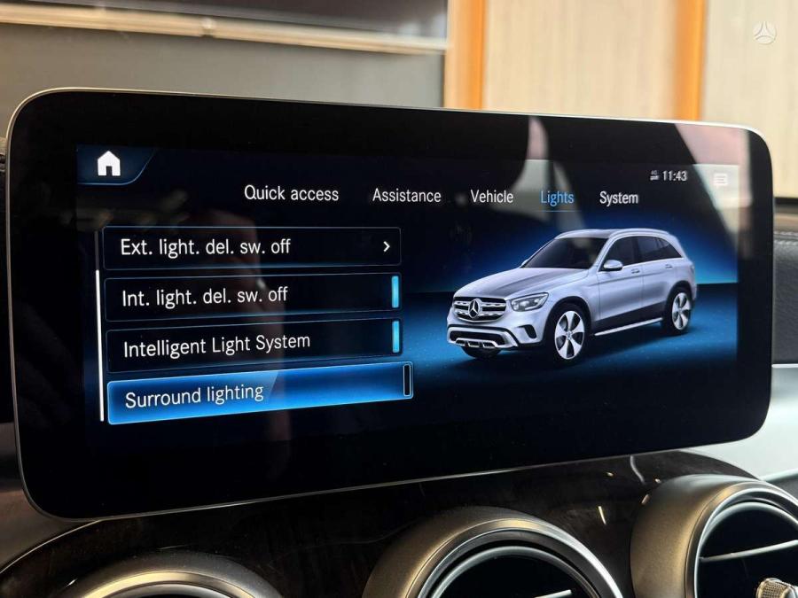 Белый Мерседес GLC 300 2021 в Каунас, объемом двигателя 1.99 л и пробегом 147 тыс. км за 30990 €, фото 26 на AUTOMOTO.COM.LV