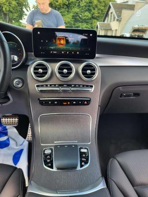 White Mercedes-Benz GLC 300 2022 in Silale, with an engine capacity of 2.00 L and mileage of 62 thousand km for 31500 €, photo 15 on AUTOMOTO.COM.LV