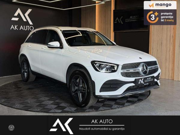 Белый Мерседес GLC 300 2022 в Каунас, объемом двигателя 1.99 л и пробегом 109 тыс. км за 31990 €, фото 1 на AUTOMOTO.COM.LV
