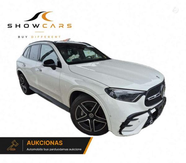 White Mercedes-Benz GLC 300 2024 in Klaipeda, with an engine capacity of 2.00 L and mileage of 42 thousand km for 20700 €, photo 1 on AUTOMOTO.COM.LV