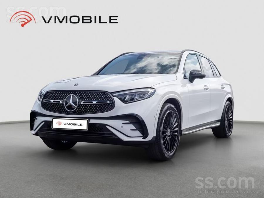 White Mercedes-Benz GLC 300 2025 in Riga, with an engine capacity of 2.00 L and mileage of 28 thousand km for 66990 €, photo 1 on AUTOMOTO.COM.LV
