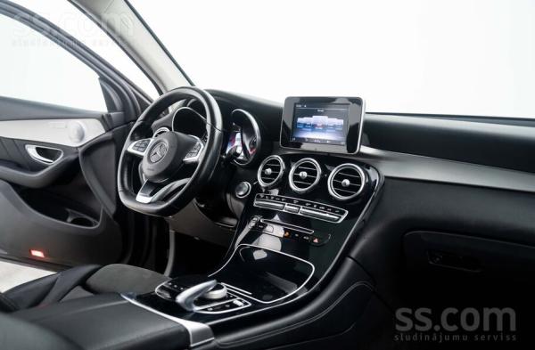 Black Mercedes-Benz GLC 350 2017 in Tallinn, with an engine capacity of 2.00 L and mileage of 187 thousand km for 17999 €, photo 11 on AUTOMOTO.COM.LV
