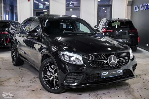 Black Mercedes-Benz GLC 350 2017 in Marijampole, with an engine capacity of 3.00 L and mileage of 205 thousand km for 29950 €, photo 2 on AUTOMOTO.COM.LV