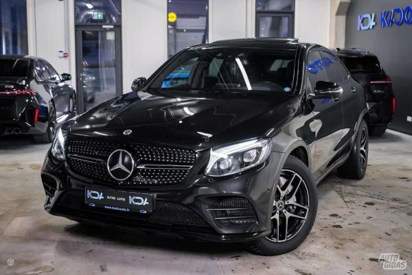 Black Mercedes-Benz GLC 350 2017 in Marijampole, with an engine capacity of 3.00 L and mileage of 205 thousand km for 29950 €, photo 4 on AUTOMOTO.COM.LV