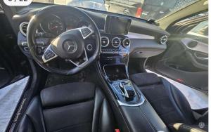 Black Mercedes-Benz GLC 350 2017 in Kaunas, with an engine capacity of 2.00 L and mileage of 276 thousand km for 13800 €, photo 8 on AUTOMOTO.COM.LV