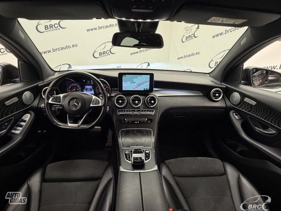 Черный Мерседес GLC 350 2017 в Авиженяй, объемом двигателя 2.00 л и пробегом 221 тыс. км за 24900 €, фото 4 на AUTOMOTO.COM.LV