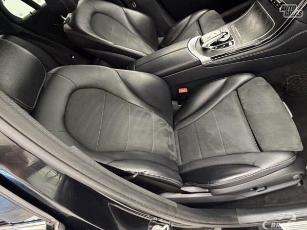 Black Mercedes-Benz GLC 350 2017 in Avizieniai, with an engine capacity of 2.00 L and mileage of 221 thousand km for 24900 €, photo 5 on AUTOMOTO.COM.LV