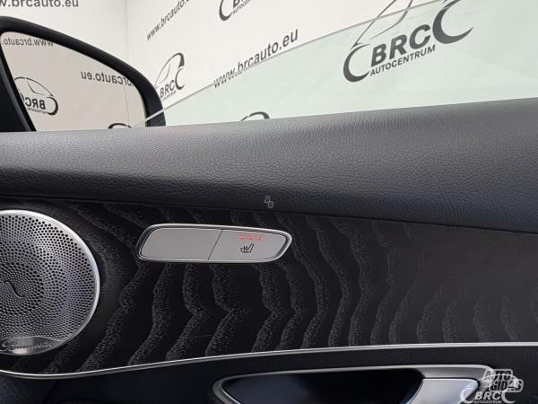 Black Mercedes-Benz GLC 350 2017 in Avizieniai, with an engine capacity of 2.00 L and mileage of 221 thousand km for 24900 €, photo 9 on AUTOMOTO.COM.LV