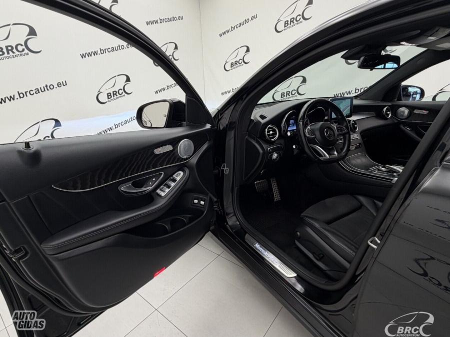 Черный Мерседес GLC 350 2017 в Авиженяй, объемом двигателя 2.00 л и пробегом 221 тыс. км за 24900 €, фото 21 на AUTOMOTO.COM.LV