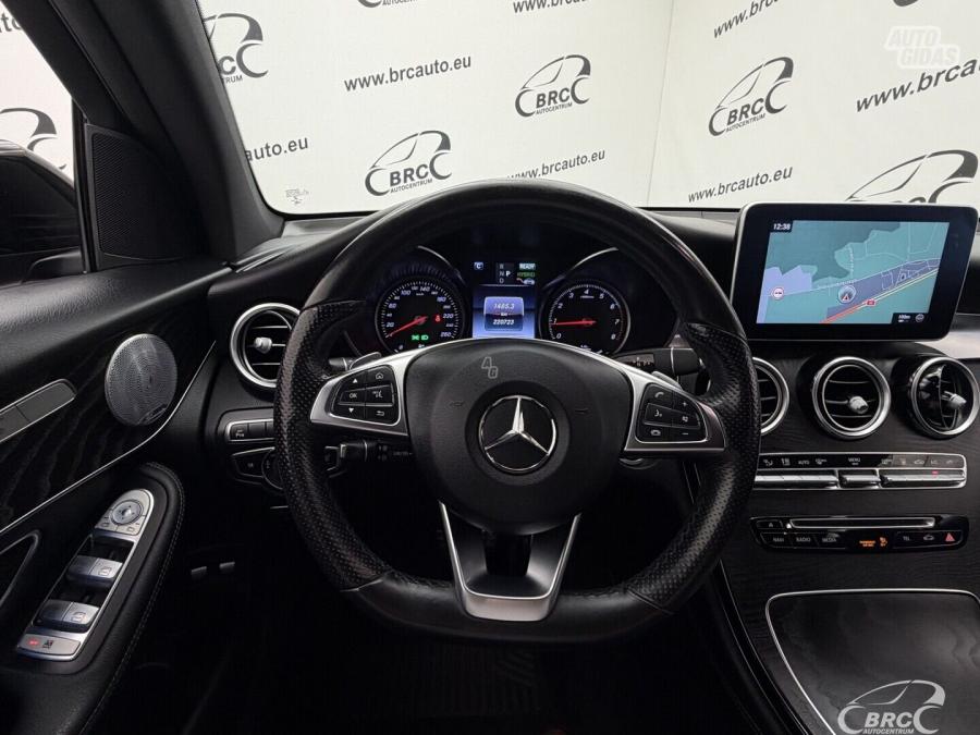 Черный Мерседес GLC 350 2017 в Авиженяй, объемом двигателя 2.00 л и пробегом 221 тыс. км за 24900 €, фото 30 на AUTOMOTO.COM.LV