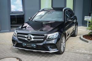 Black Mercedes-Benz GLC 350 2017 in Kaunas, with an engine capacity of 2.99 L and mileage of 208 thousand km for 22950 €, photo 6 on AUTOMOTO.COM.LV