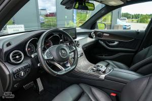 Black Mercedes-Benz GLC 350 2017 in Kaunas, with an engine capacity of 3.00 L and mileage of 208 thousand km for 22950 €, photo 25 on AUTOMOTO.COM.LV