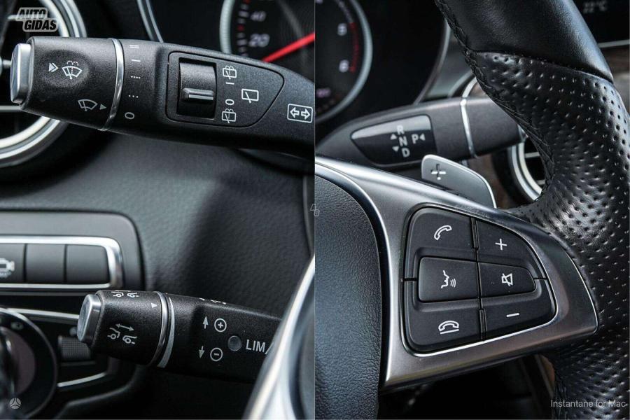 Black Mercedes-Benz GLC 350 2017 in Kaunas, with an engine capacity of 3.00 L and mileage of 208 thousand km for 22950 €, photo 32 on AUTOMOTO.COM.LV