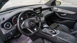Black Mercedes-Benz GLC 350 2017 in Riga, with an engine capacity of 2.00 L and mileage of 231 thousand km for 22990 €, photo 11 on AUTOMOTO.COM.LV