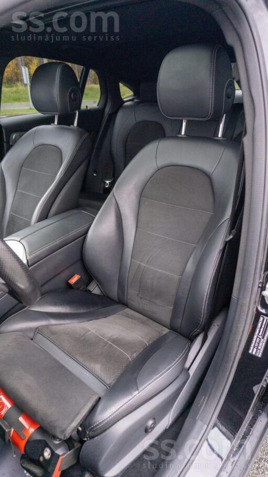Black Mercedes-Benz GLC 350 2017 in Riga, with an engine capacity of 2.00 L and mileage of 231 thousand km for 22990 €, photo 28 on AUTOMOTO.COM.LV