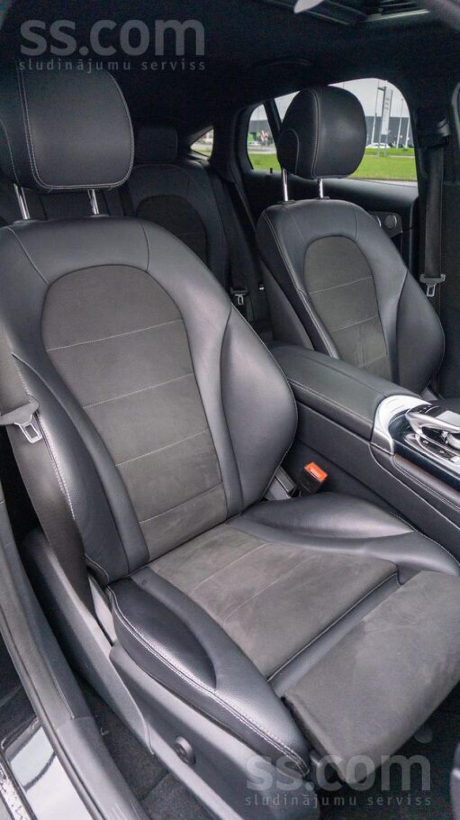 Black Mercedes-Benz GLC 350 2017 in Riga, with an engine capacity of 2.00 L and mileage of 231 thousand km for 22990 €, photo 29 on AUTOMOTO.COM.LV