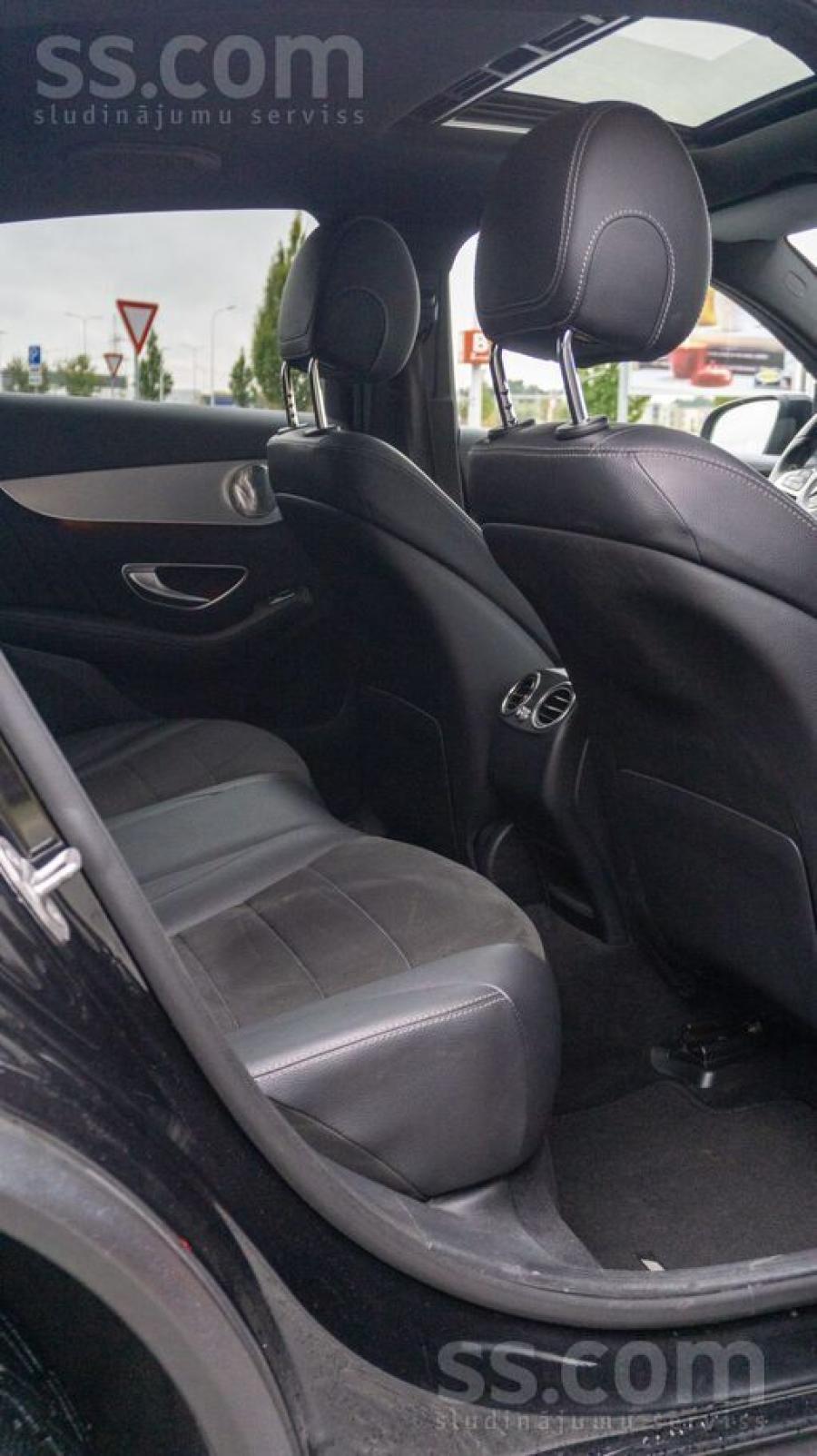 Black Mercedes-Benz GLC 350 2017 in Riga, with an engine capacity of 2.00 L and mileage of 231 thousand km for 22990 €, photo 30 on AUTOMOTO.COM.LV