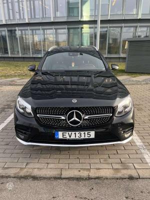 Black Mercedes-Benz GLC 350 2018 in Vilnius, with an engine capacity of 1.99 L and mileage of 190 thousand km for 23000 €, photo 3 on AUTOMOTO.COM.LV