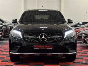 Black Mercedes-Benz GLC 350 2018 in Vilnius, with an engine capacity of 1.99 L and mileage of 191 thousand km for 20500 €, photo 6 on AUTOMOTO.COM.LV