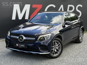 Blue Mercedes-Benz GLC 350 2018 in Riga, with an engine capacity of 3.00 L and mileage of 206 thousand km for 27990 €, photo 3 on AUTOMOTO.COM.LV