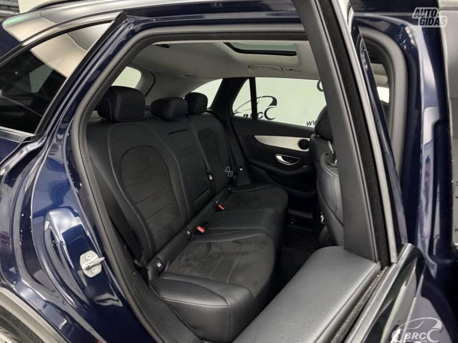 Blue Mercedes-Benz GLC 350 2017 in Avizieniai, with an engine capacity of 2.00 L and mileage of 183 thousand km for 19900 €, photo 12 on AUTOMOTO.COM.LV