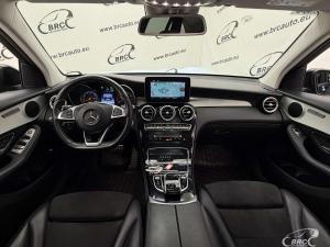 Blue Mercedes-Benz GLC 350 2017 in Vilnius, with an engine capacity of 1.99 L and mileage of 183 thousand km for 15900 €, photo 5 on AUTOMOTO.COM.LV