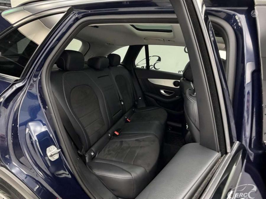 Blue Mercedes-Benz GLC 350 2017 in Vilnius, with an engine capacity of 1.99 L and mileage of 183 thousand km for 15900 €, photo 14 on AUTOMOTO.COM.LV